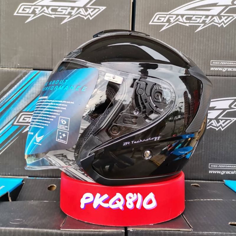 ALL COLOUR AVAILABLE 100% ORIGINAL HELMET GRACSHAW G838 PLAIN GAIZER ...