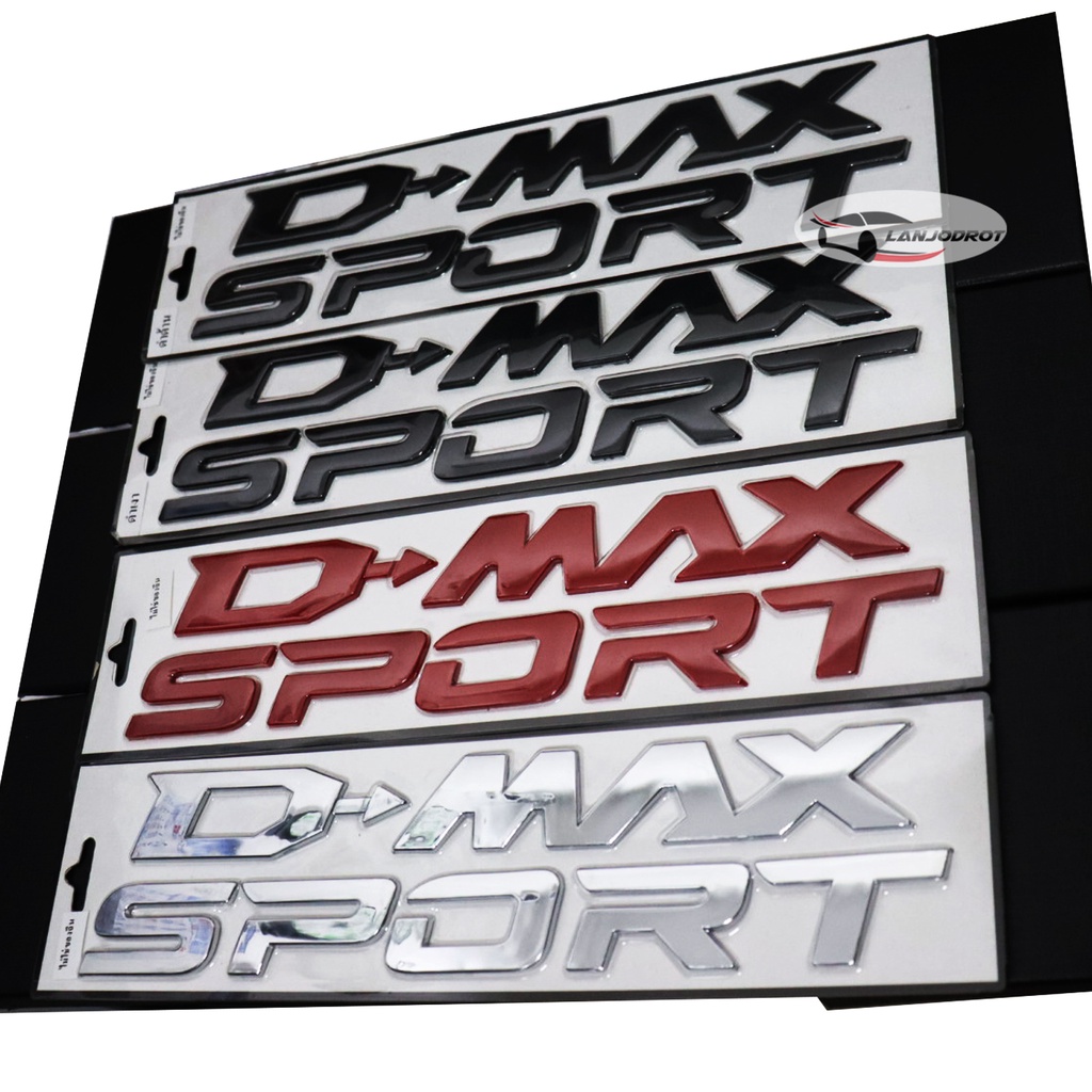 D-MAX SPORT Logo 2020 2021 2022 3D Embossed Front Hood For ISUZU NEW ...