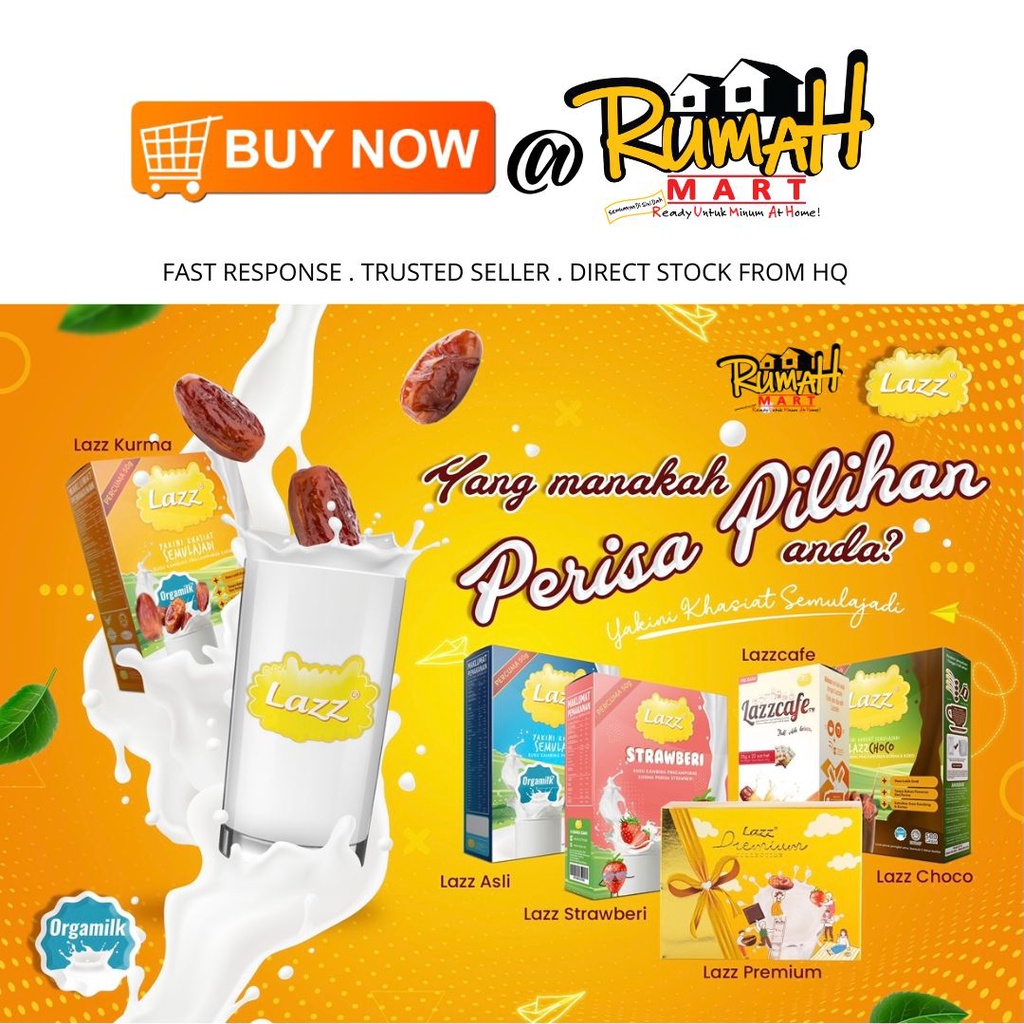 LAZZ Susu Kambing Kurma Choco Cafe Strawberry & Premium Collection by ...