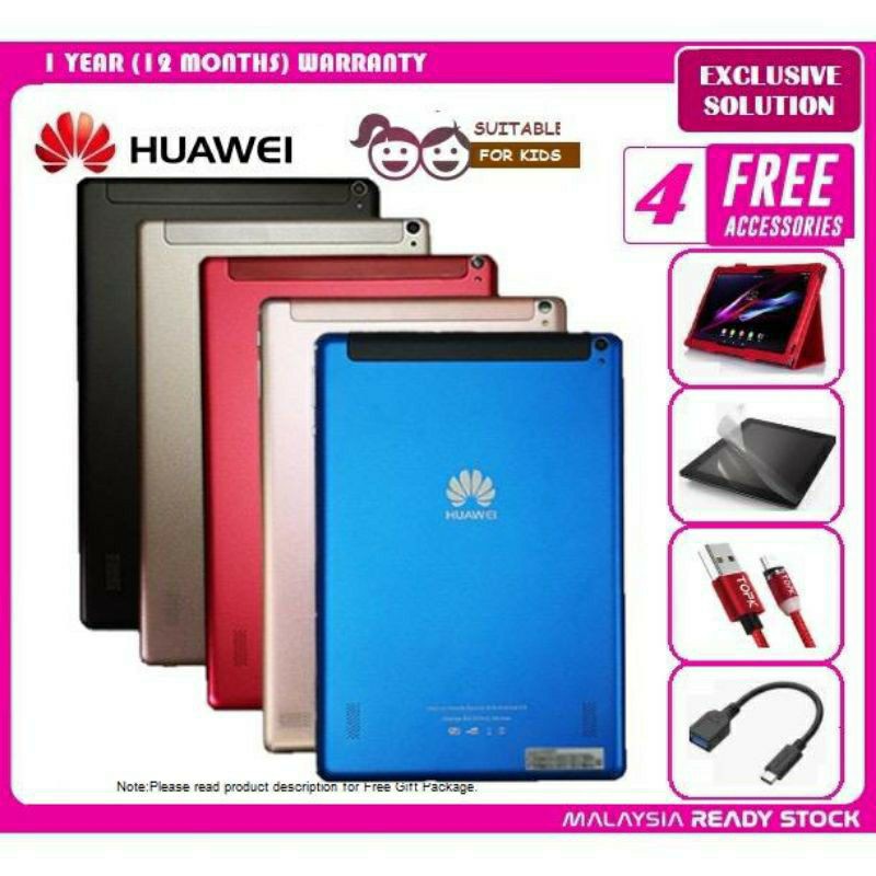 Tab Huawei 10.1🔥 4GB RAM+64GB ROM 🔥New OEM Import Set🔥 | Shopee Malaysia