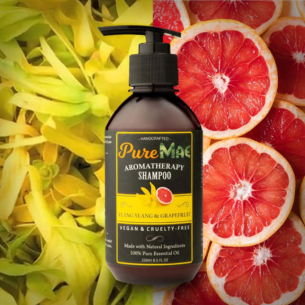 PureMAE Ylang Ylang & Grapefruit Shampoo for Hair Loss, Improving Hair ...