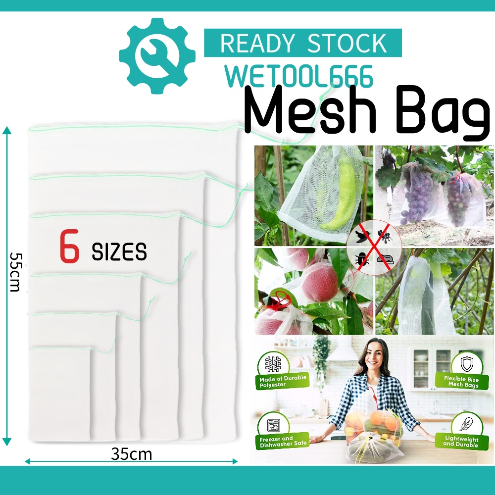 Fruit Protect Net Bag Garden Plant Mesh Anti Insect Fly Bird Monkey ...