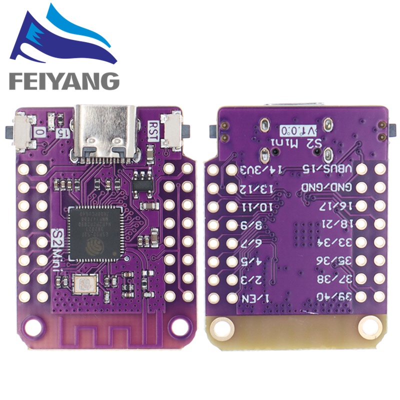 ESP32 S2 Mini V1.0.0 - LOLIN WIFI IOT Board based ESP32-S2FN4R2 ESP32-S2 4MB FLASH 2MB PSRAM ...