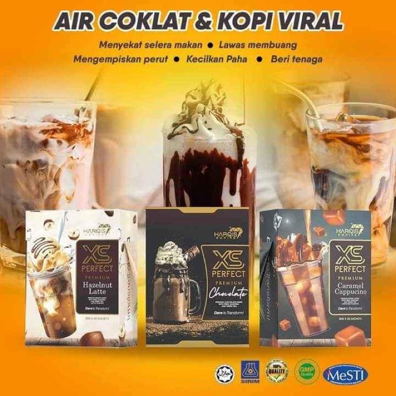 🔥ORIGINAL HQ🔥[READY STOCK] XS Perfect Premium Chocolate / Caramel ...
