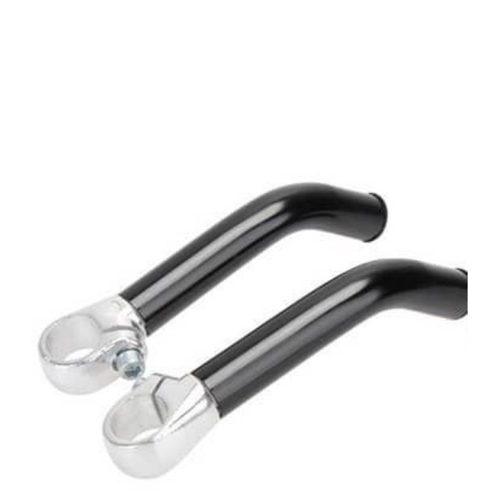 Basikal Bull End Bar 1Pair 22.2mm Bike Bicycle Alloy Aluminum Handlebar ...