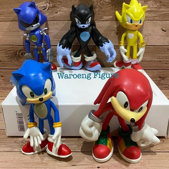 Sonic The Hedgehog Figure Set contains 5 Large Sizes | Shopee Malaysia
