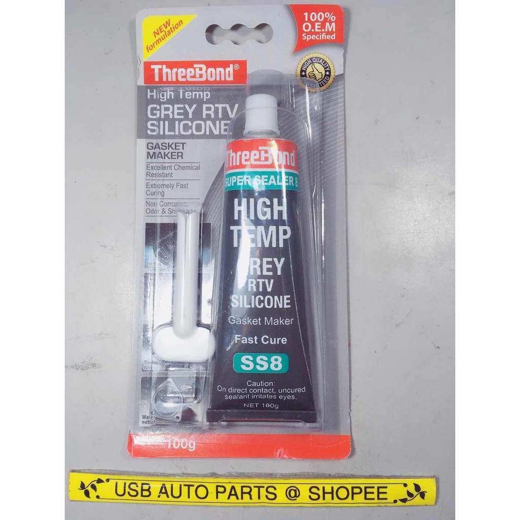 ThreeBond Grey RTV Silicon Gasket Maker Super Sealer 8 SS8 High ...