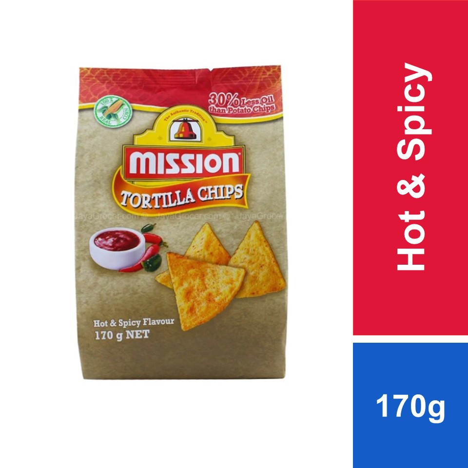 Mission Tortilla Chips Hot & Spicy 170g | Shopee Malaysia