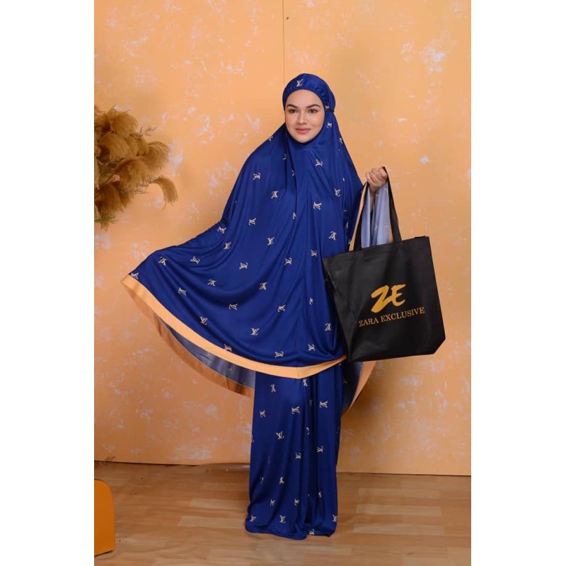 TELEKUNG DESIGN BARU💖 telekung printed 💖 telekung viscose silk💖 ...