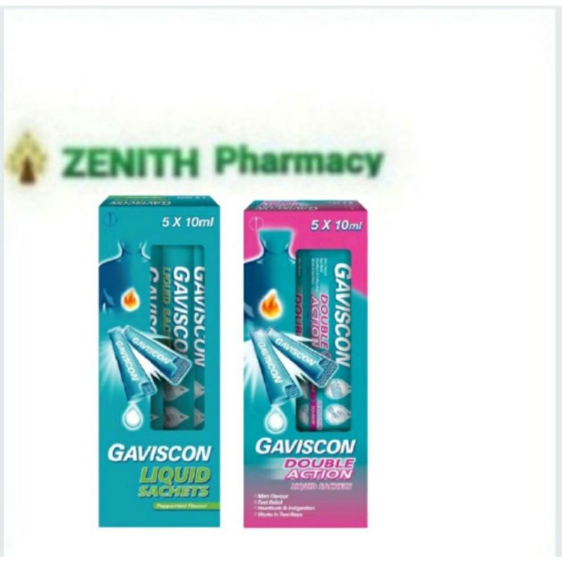 GAVISCON 5×10ml DOUBLE ACTION (5 TUBES) | Shopee Malaysia