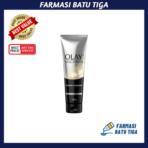 OLAY TOTAL EFFECT FOAMING CLEANSER 100G | Shopee Malaysia