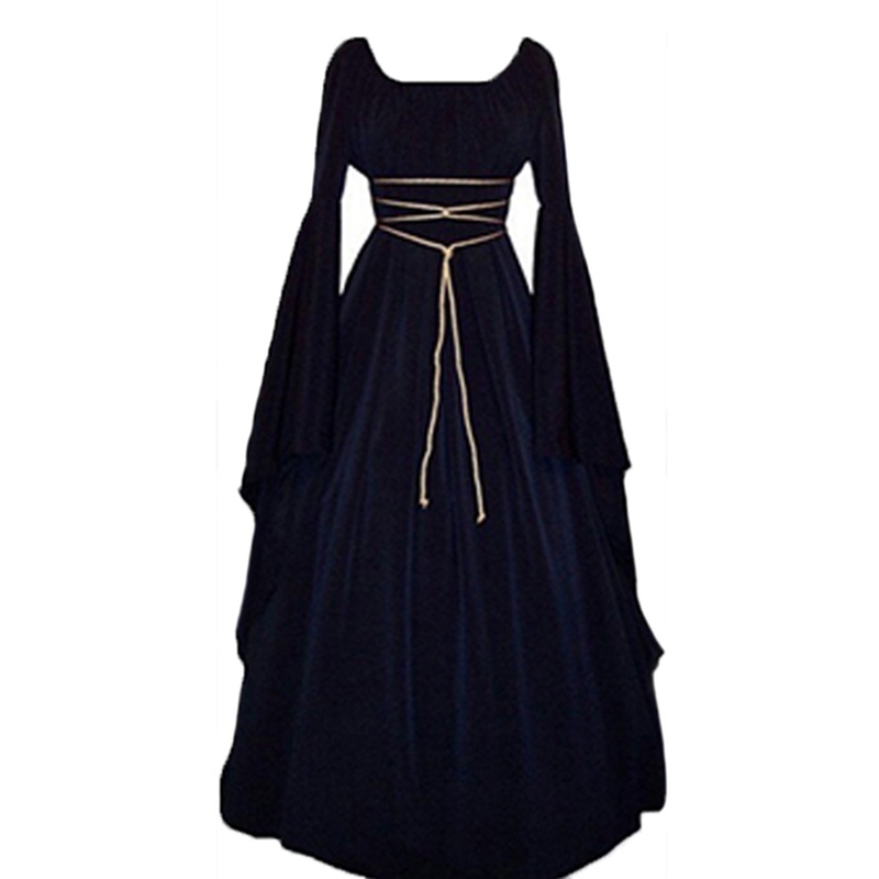 Medieval Witch Dress for Women Halloween Carnival Party Cosplay ...