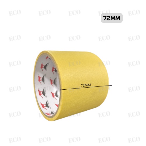 12 18 24 36 48 60 72mm Masking Tape For Painting Pita Pelekat Kertas ...