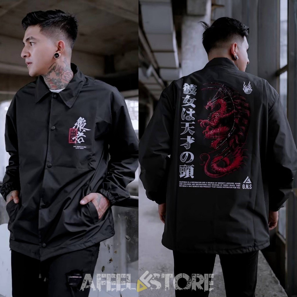 Coach Dragon Series Men's Jacket Original Archore Crowd Windbreaker ...
