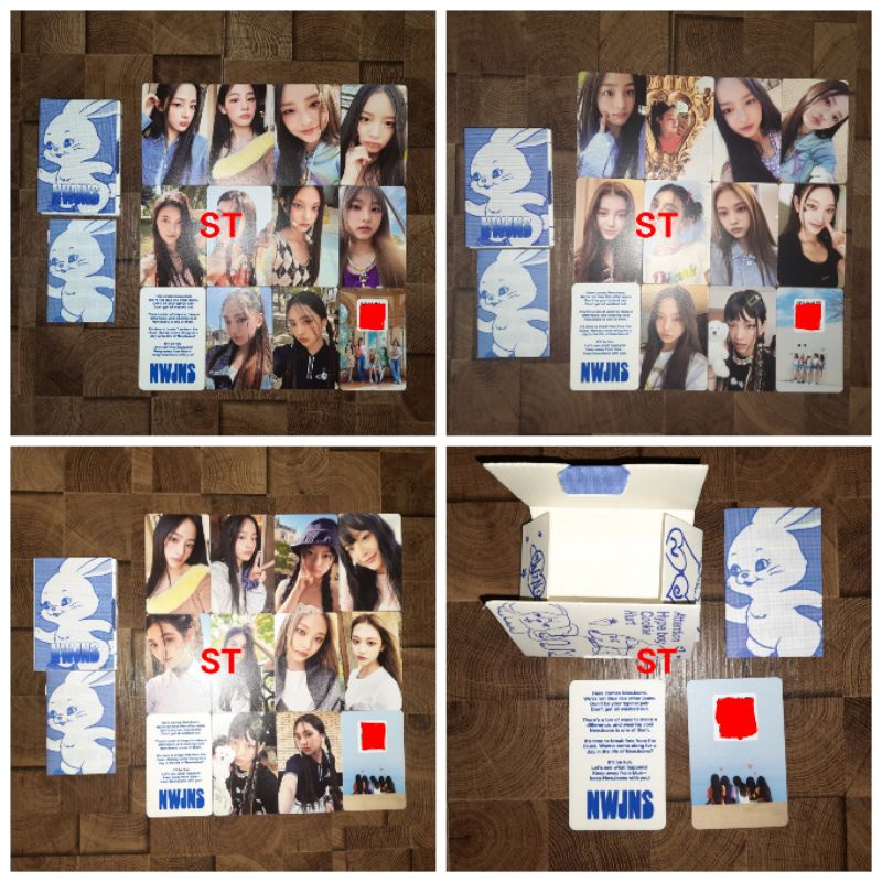 Sharing Photocard Album New Jeans Weverse Version Set A B C Hanni ...