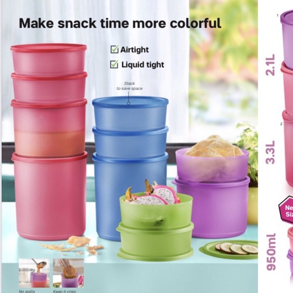 Tupperware brand Summer Fresh Set(1pc) | Shopee Malaysia