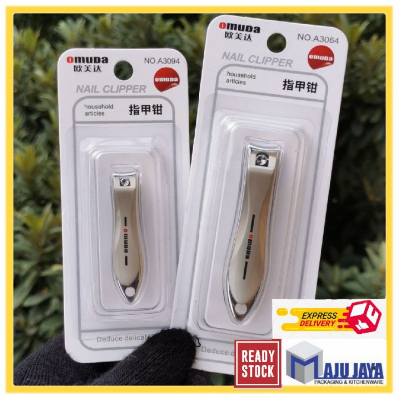 OMUDA Nail Clipper Cutter Manicure Sharp Finger Toe Nails Stainless Steel [Maju Jaya] | Shopee ...