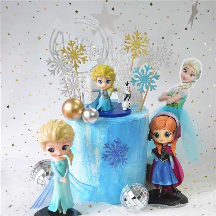Frozen cake decorating Aisha and Princess Anna cake decorating girl's ...