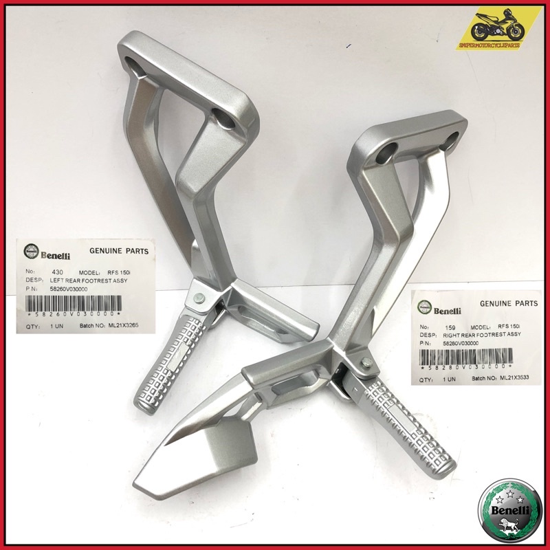 [100% ORI] RFS 150 RFS150i REAR FOOT REST BRACKET LEFT KIRI RIGHT KANAN ...