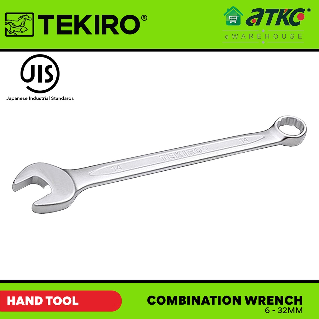 Tekiro Combination Wrench Heavy Duty Spanar 12 Points x 6-32MM | Shopee ...