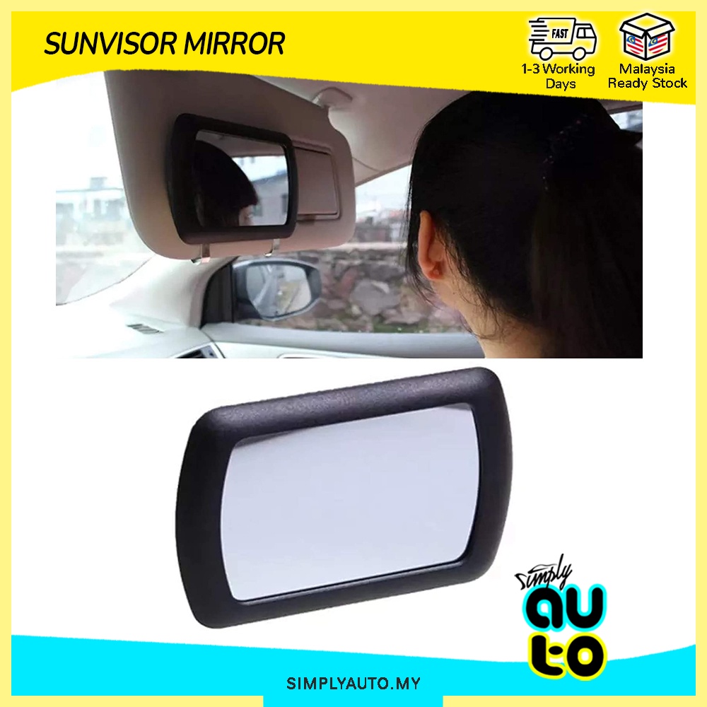 SIMPLYAUTO SUN VISOR MIRROR CLIP CAR VISOR COSMETIC VANITY MIRROR CLIP ...