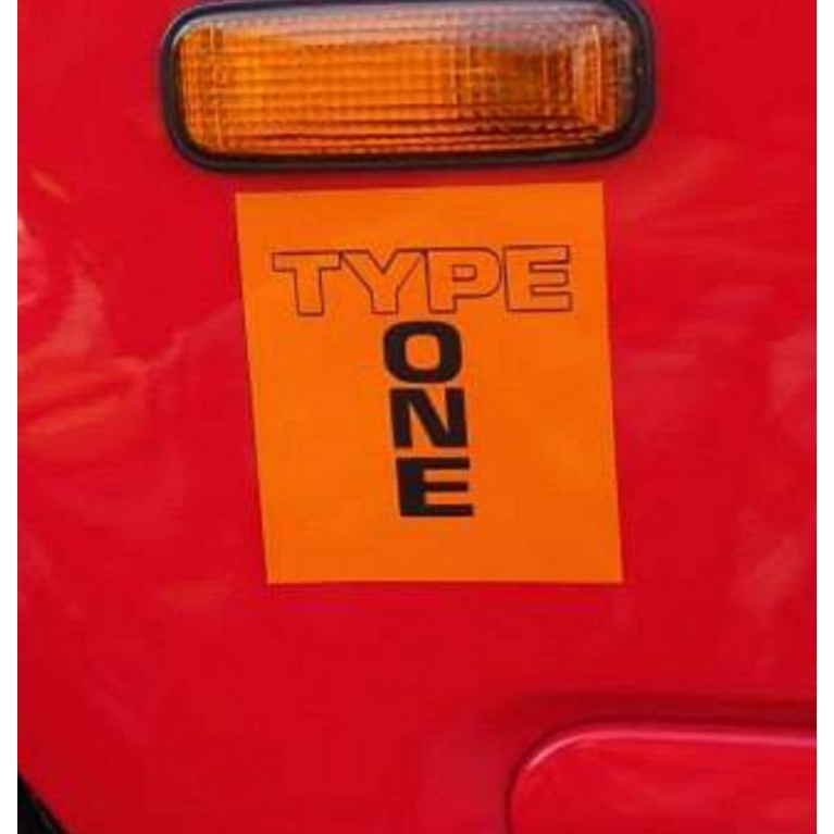 (1 pcs) ADVAN TYPE ONE HONDA STICKER EF9 EG9 EK EK9 CIVIC FERIO ES &FD ...