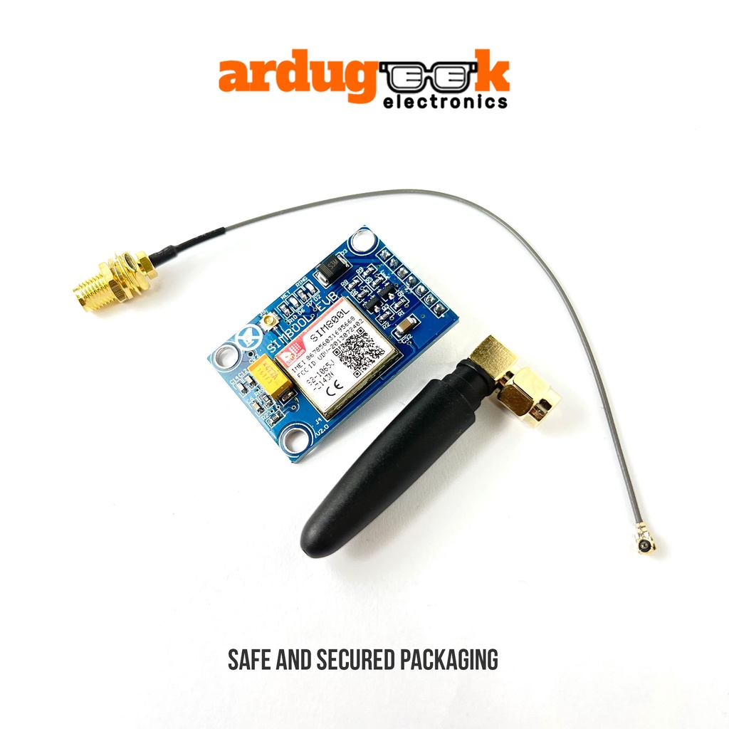 SIM800L V2 V2.0 5V 3.3V Wireless GSM GPRS Module Quad-Band with Antenna ...