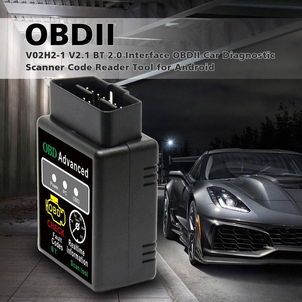 ELM327 V2.1 OBD 2 OBD-II Car Auto Bluetooth Diagnostic Interface ...
