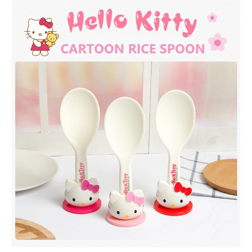 Hello Kitty Cute Non-Stick Rice Scoop Shovel Rice Spoon Kitchen Tools ...