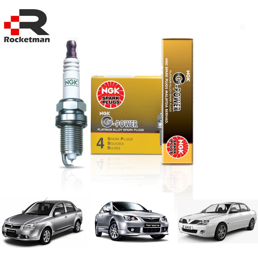 NGK G POWER TR6GP SPARK PLUG GEN2 PERSONA SAGA BLM FLX NEO WAJA EXORA ...