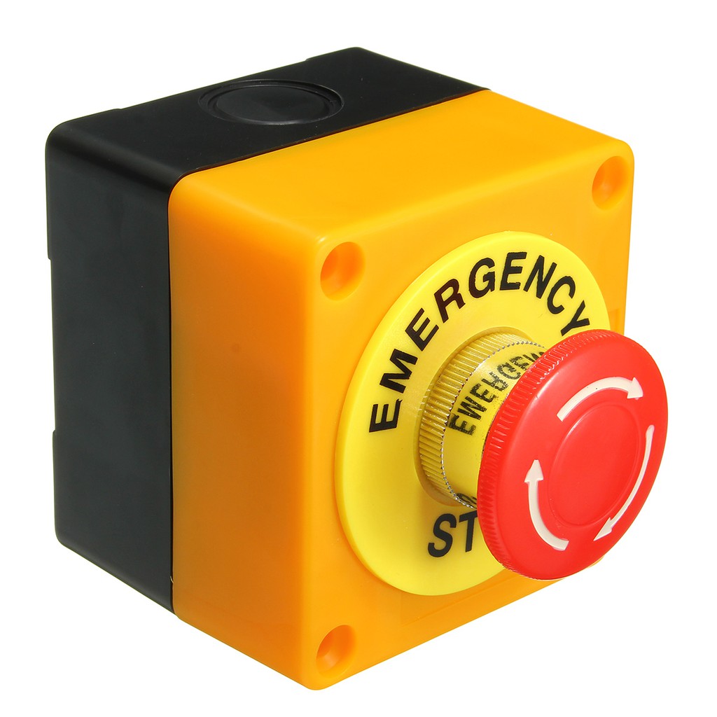 Lay37 Emergency Push Stop Red Button C W Casing Box 1no 1nc Shopee