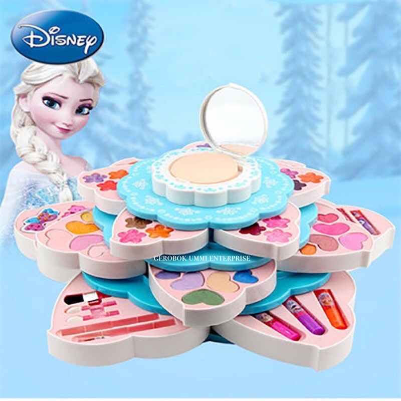 Make up Kids Doll Set Frozen Make-up alat solek Pretend Play Frozen ...