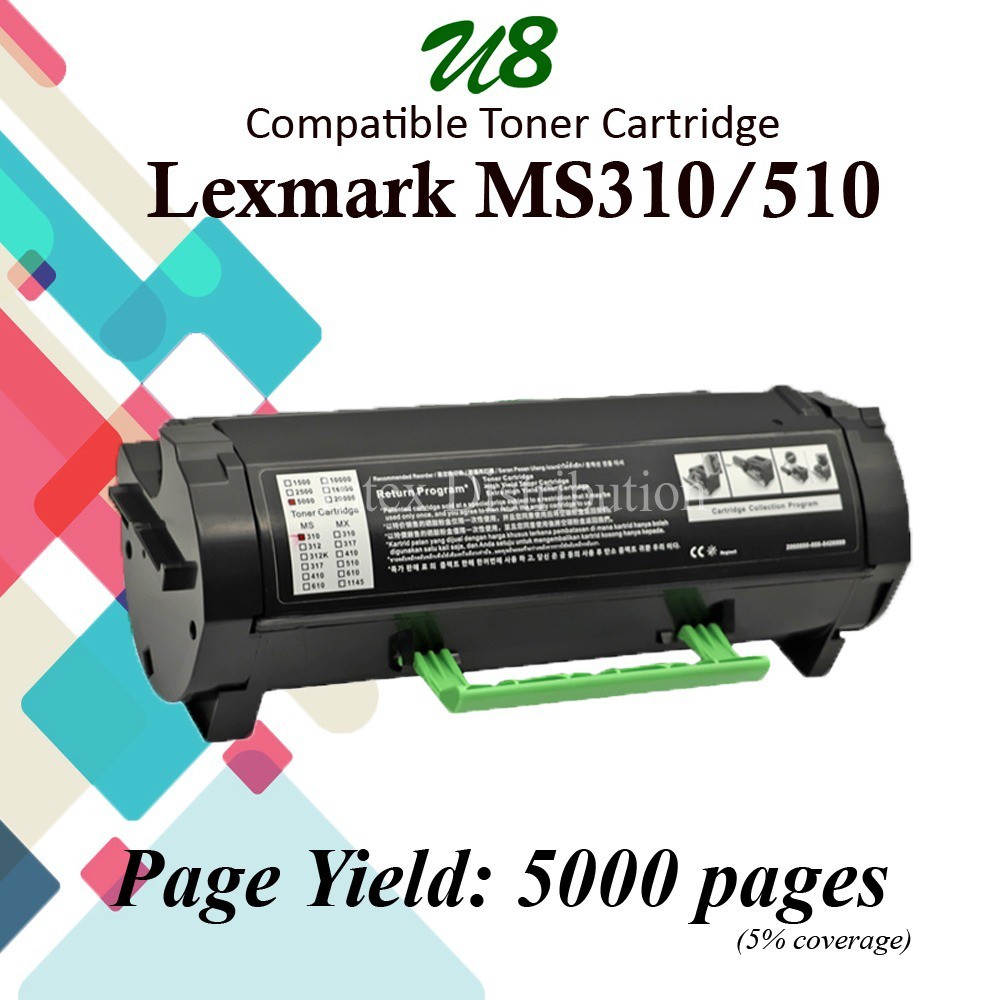 Lexmark MS310d 310dn MS312dn 410d 410dn 510dn 610dn 610d compatible ...