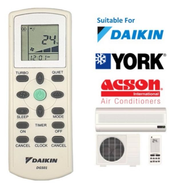 DAIKIN ACSON Aircon Air Conditioner Remote Control RECOND | Shopee Malaysia