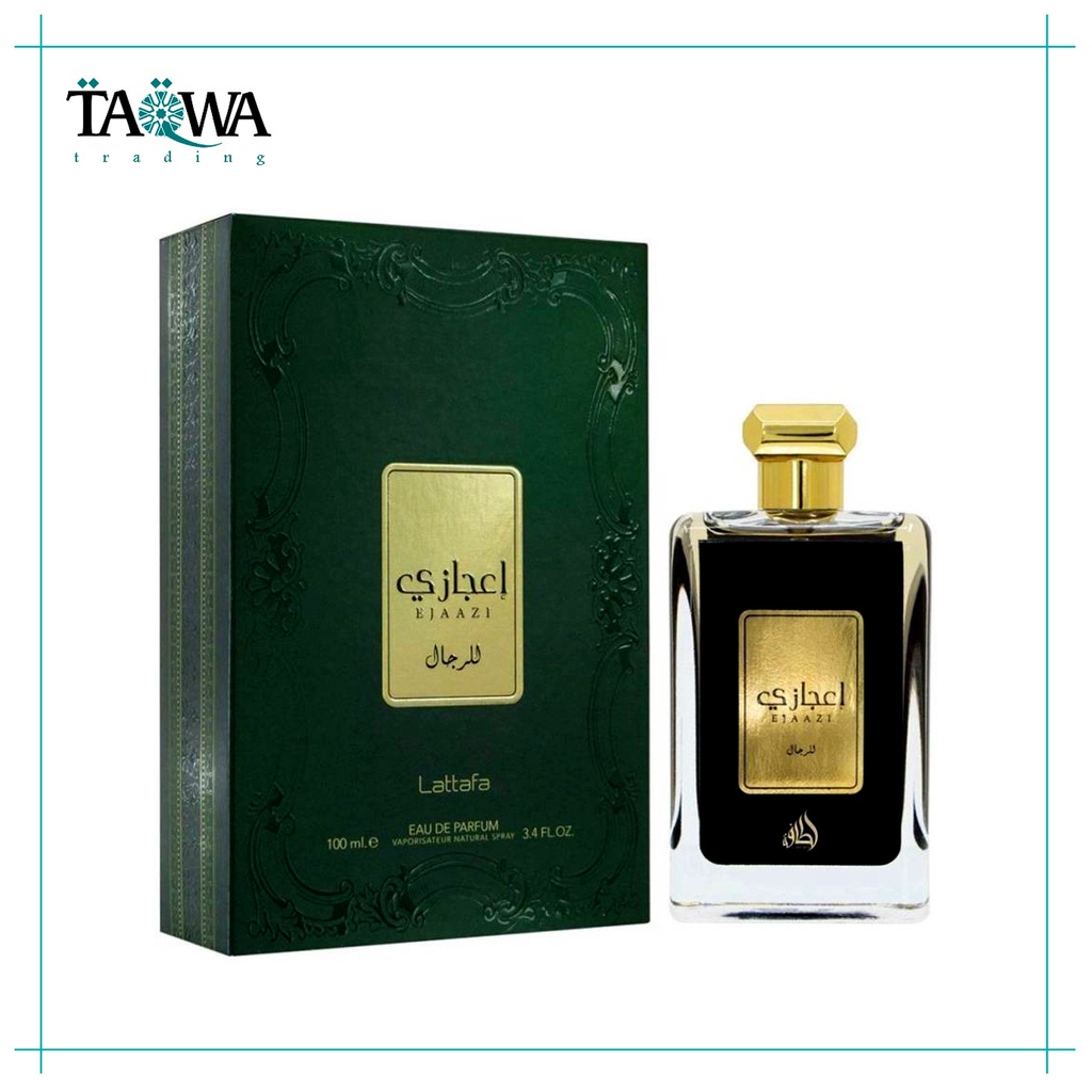 [Original Lattafa 3D Sticker] Ejaazi Perfume Oudh 100ML EDP Spray ...