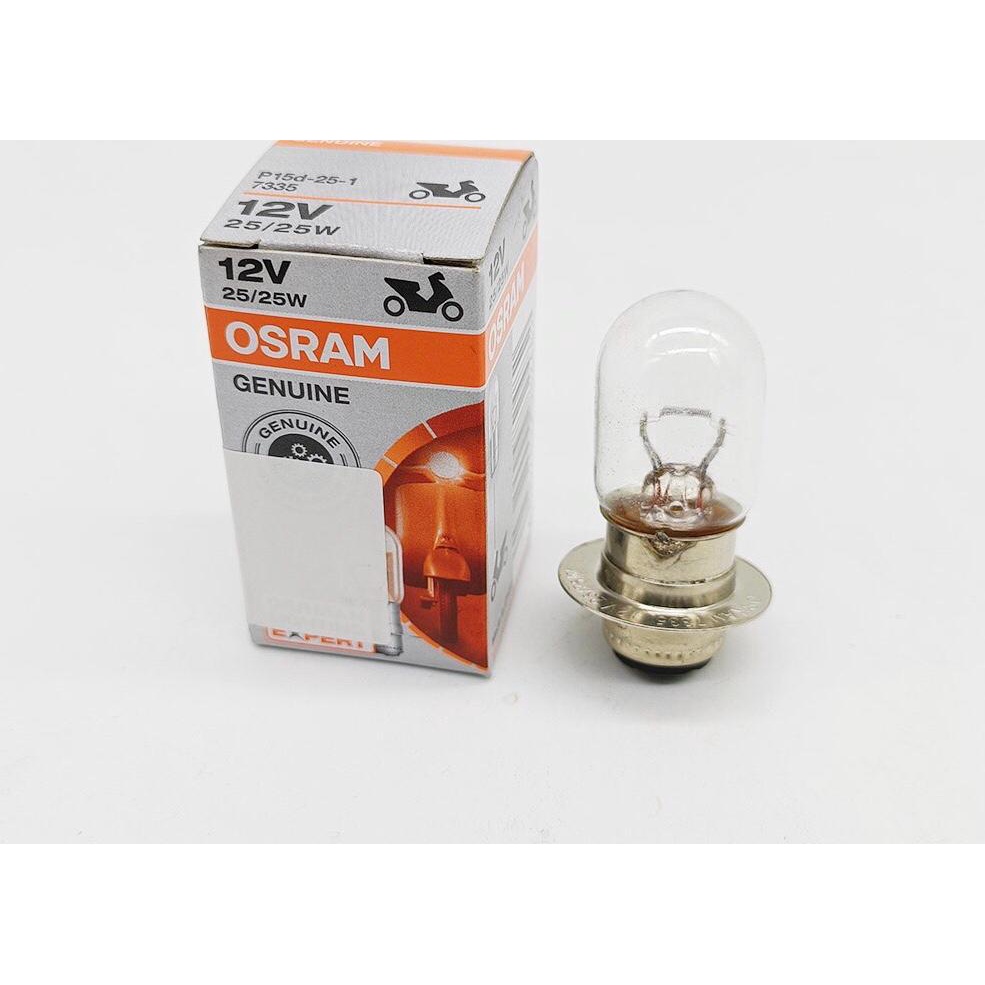 OSRAM * original ** Bulb mentol 7335 12V 25w P15D ( Front ) | Shopee Malaysia