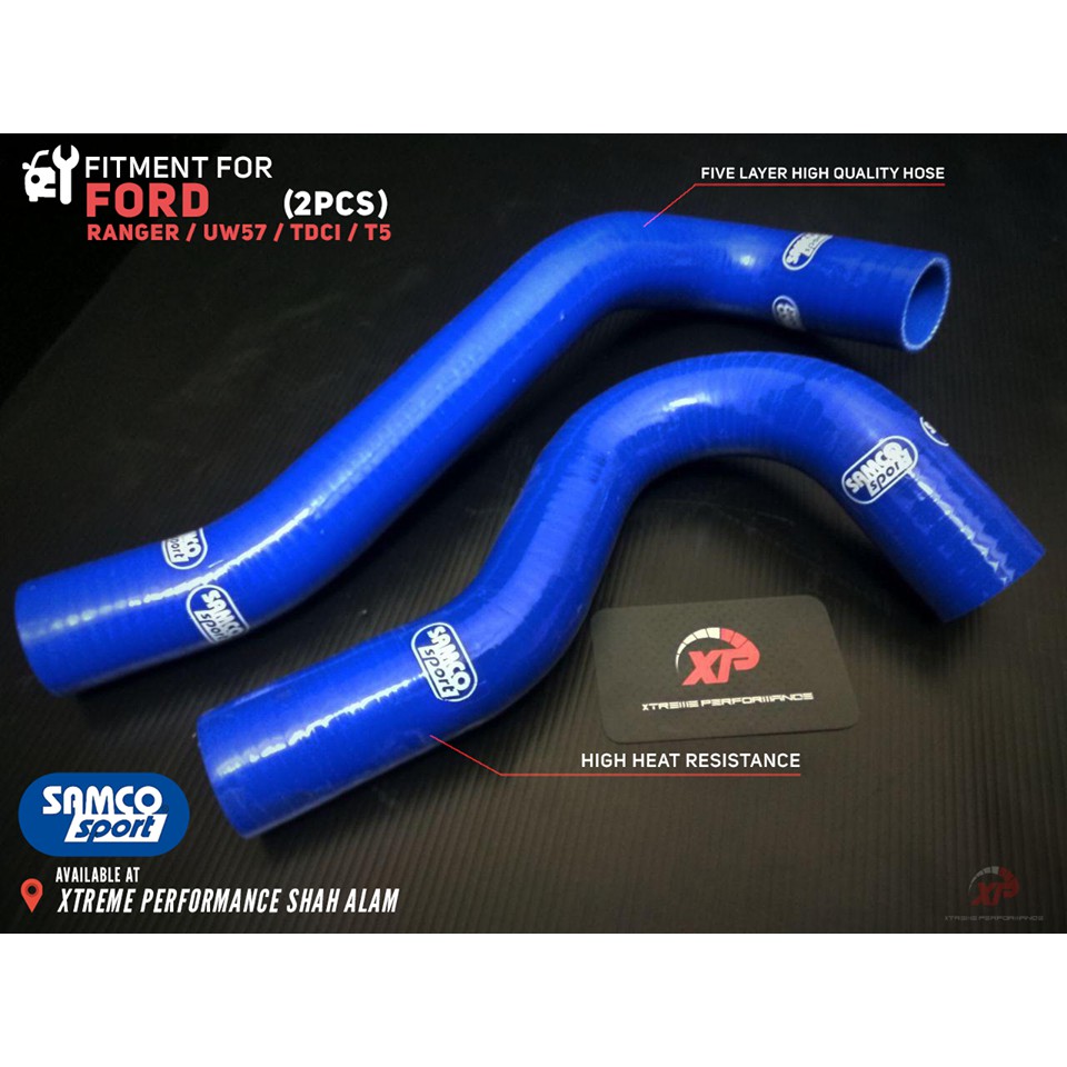 SILICONE RADIATOR HOSE FORD RANGER T5 TDCI 2.5L SAMCO (2PCS) | Shopee ...