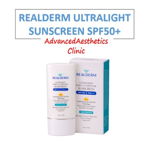 REALDERM ULTRALIGHT SUNSCREEN SPF 50+ 60GM | Shopee Malaysia