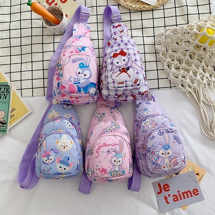 (LotusTea) Stella Lou Rabbit Shoulder Girl Sling Bag Backpack Cartoons ...