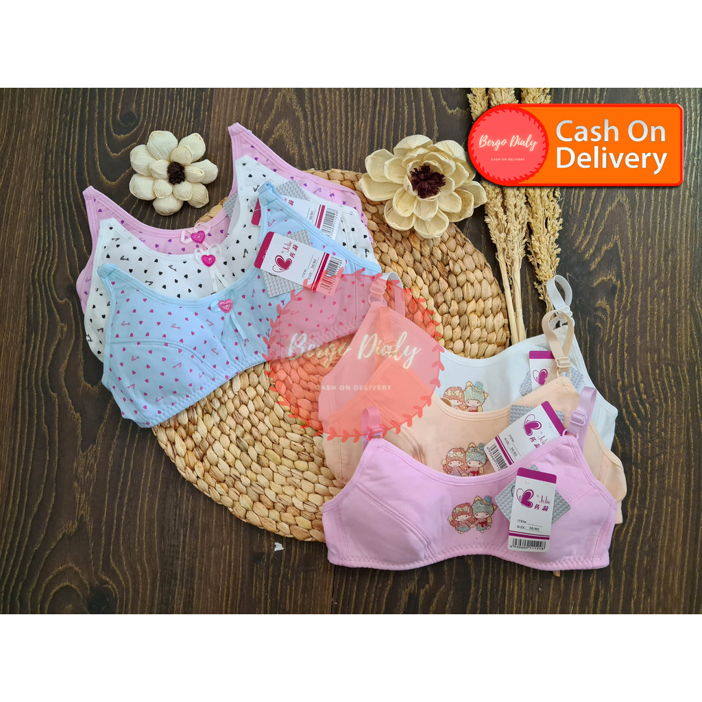 (BD) Bra/student Bra/teenage miniset without foam | Shopee Malaysia