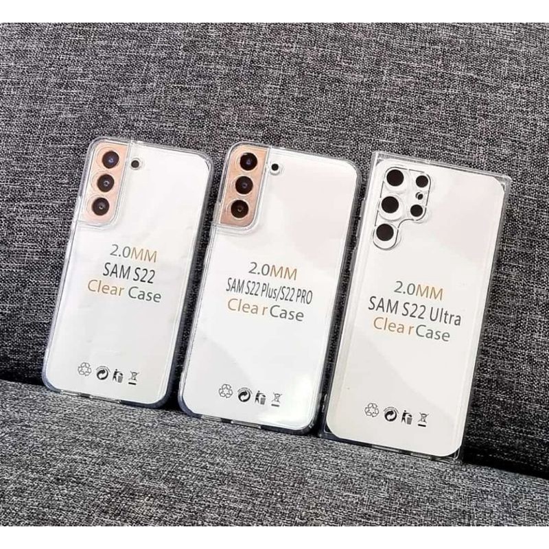 CLEAR HD CASE 2.0MM (CLEAR TRANSPARENT) SAMSUNG S22 / S22 PLUS / S22 ...