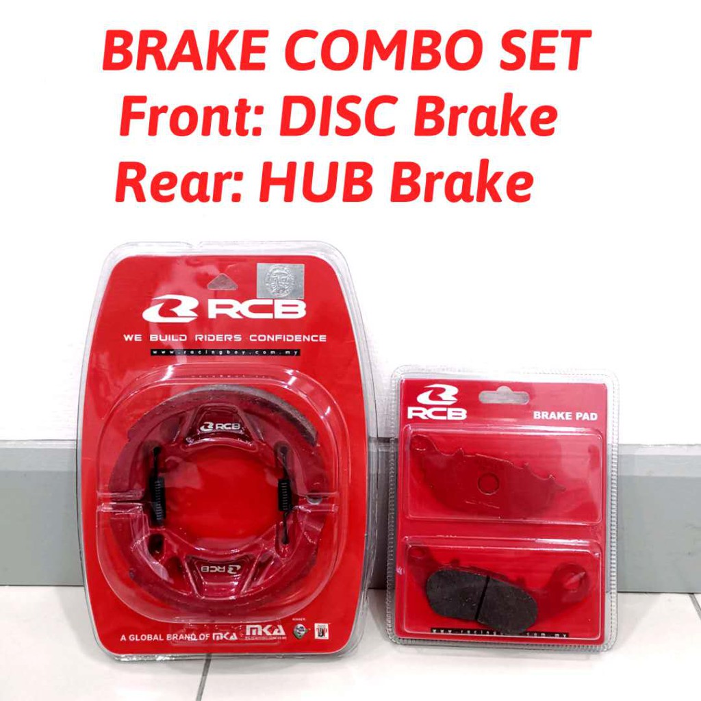RCB BRAKE PAD COMBO SET NVX / LC135 4S / LC135 5S / LC V8 / Y15ZR ...