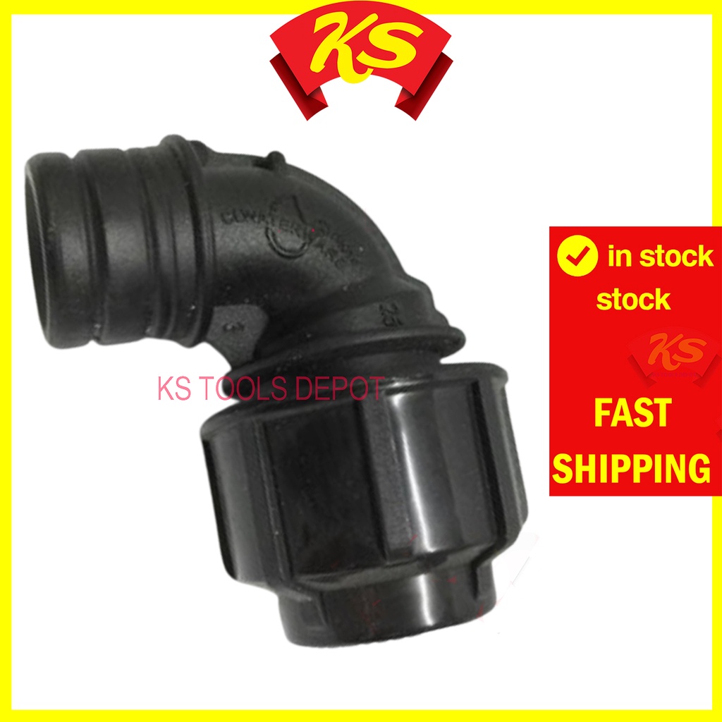 SIRIM Poly Female Bend Bend Elbow PIPE FITTINGS 63mm x2" / 90mm x3 ...