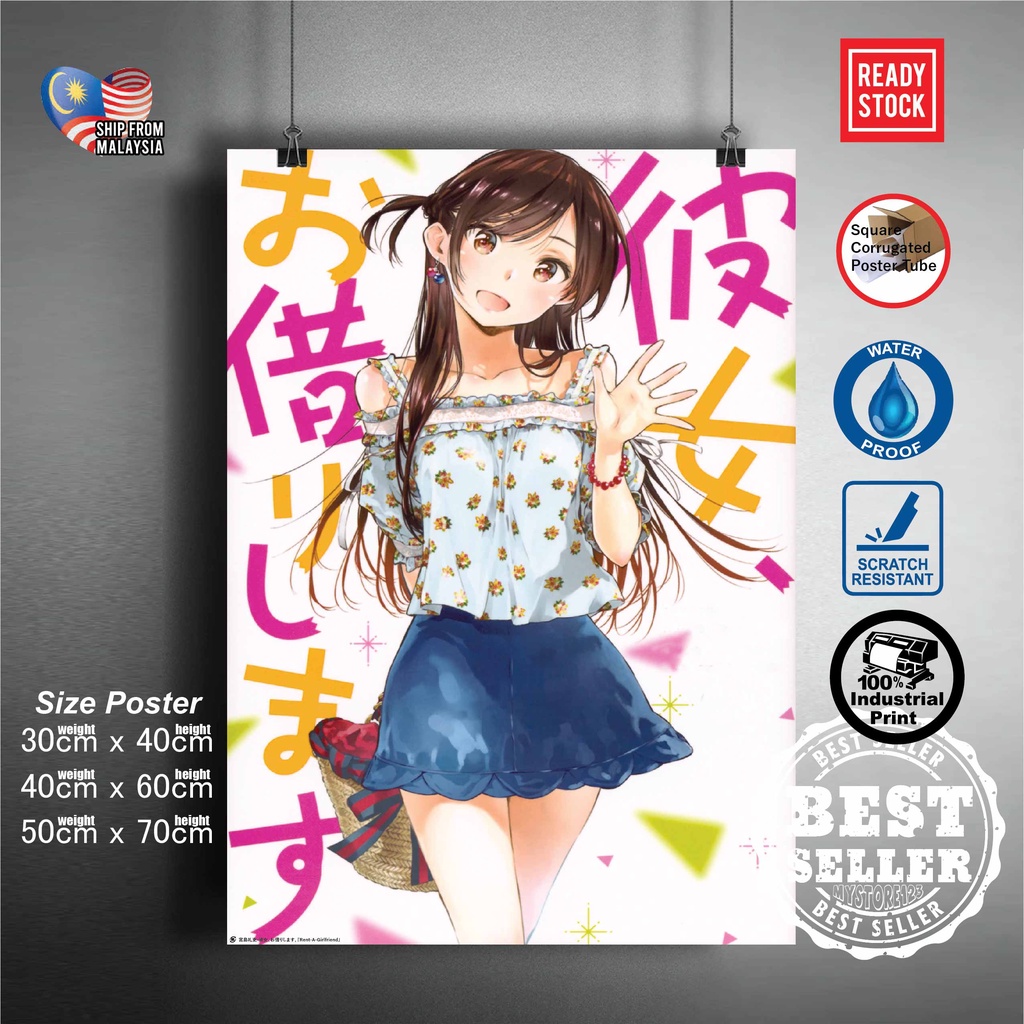 Ready Stock Rent a Girlfriend | Kanojo karishimasu | KanoKari | Chizuru | Ruka | Sumi | Mami ...