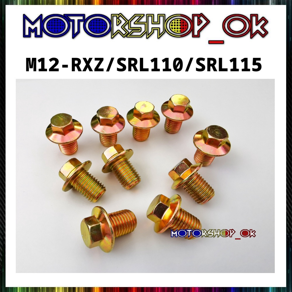 STD M12 OIL NUT Yamaha RXZ / SRL110 / LAGENDA / SRL115 4T ENGINE HEAVY ...