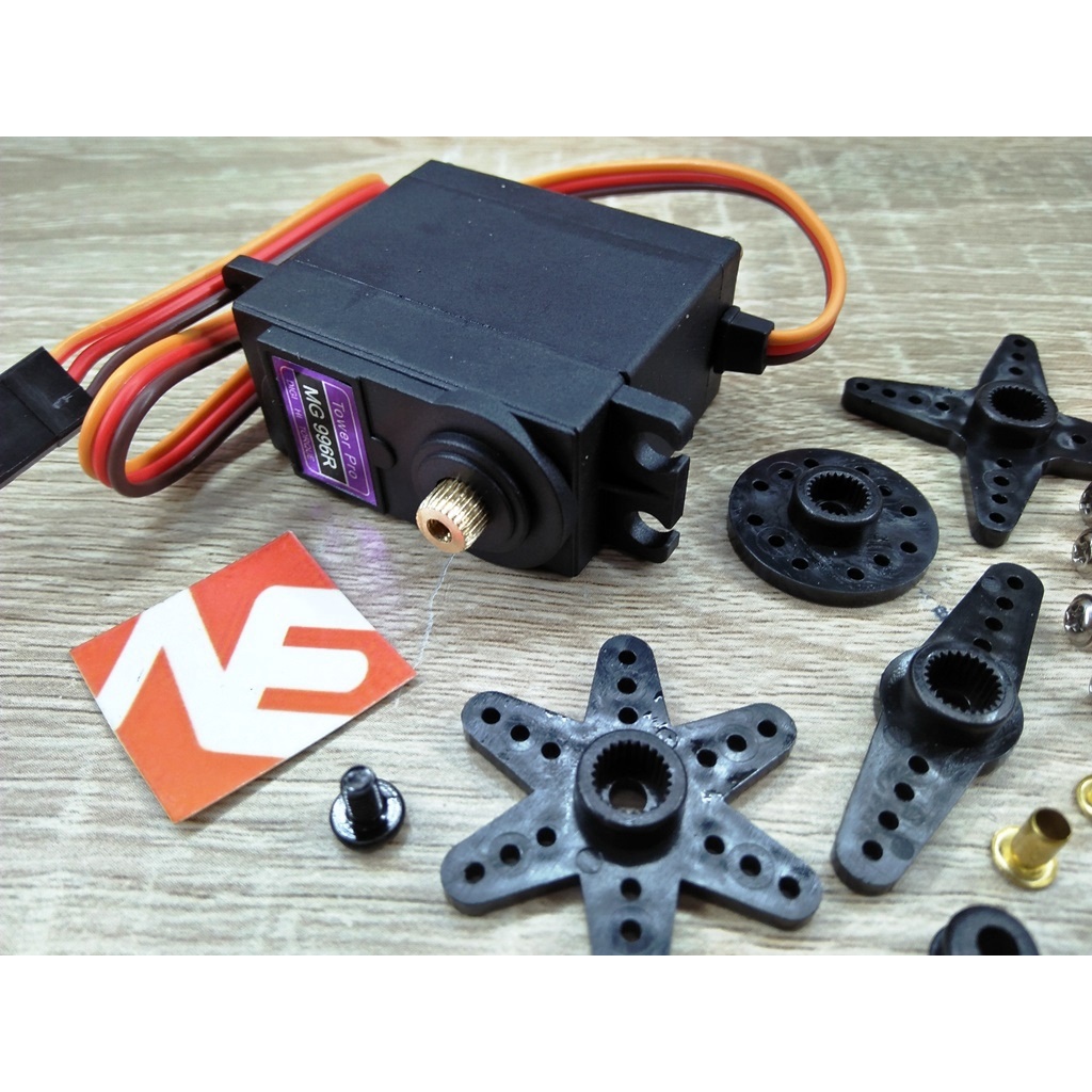 Servo Motor MG996R 180 Degree MG996 Metal Gear High Speed Torque ...