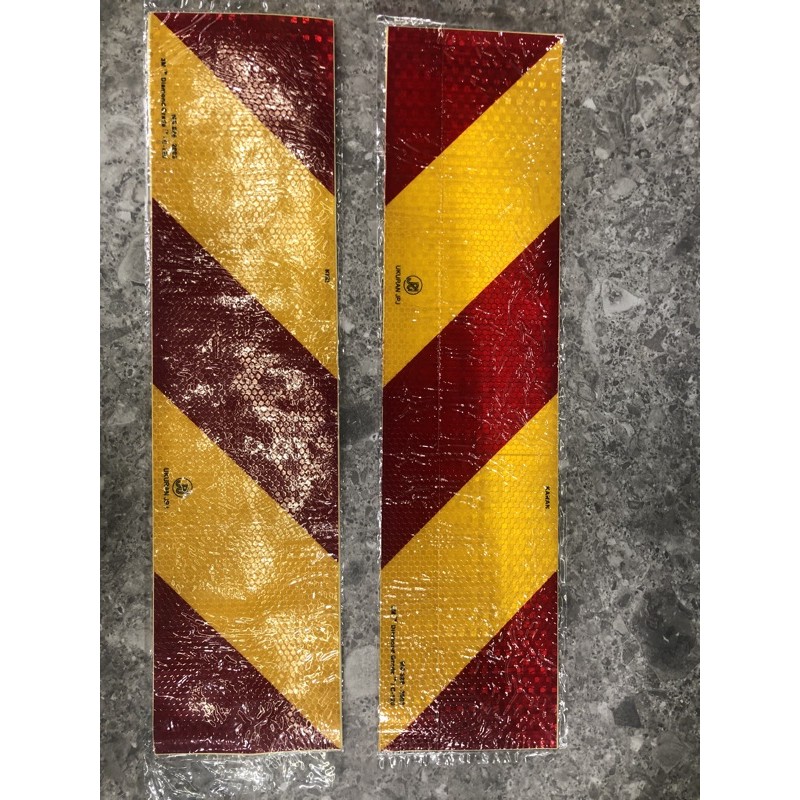3M diamond Grade reflector sticker/Yellow Red stickers / Lorry Sticker ...