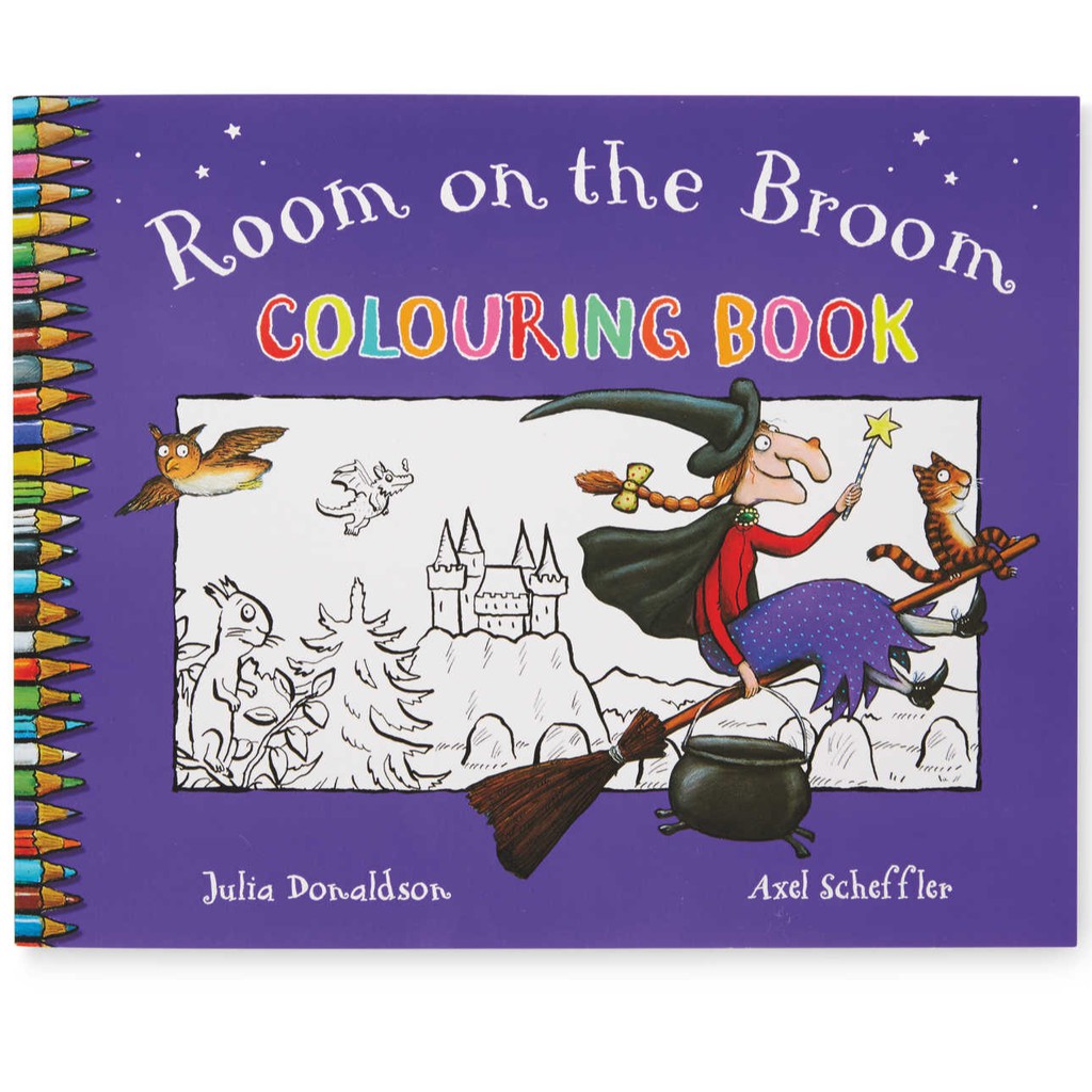 Room on the Broom Colouring Book | Macmillan | Colouring Books ...