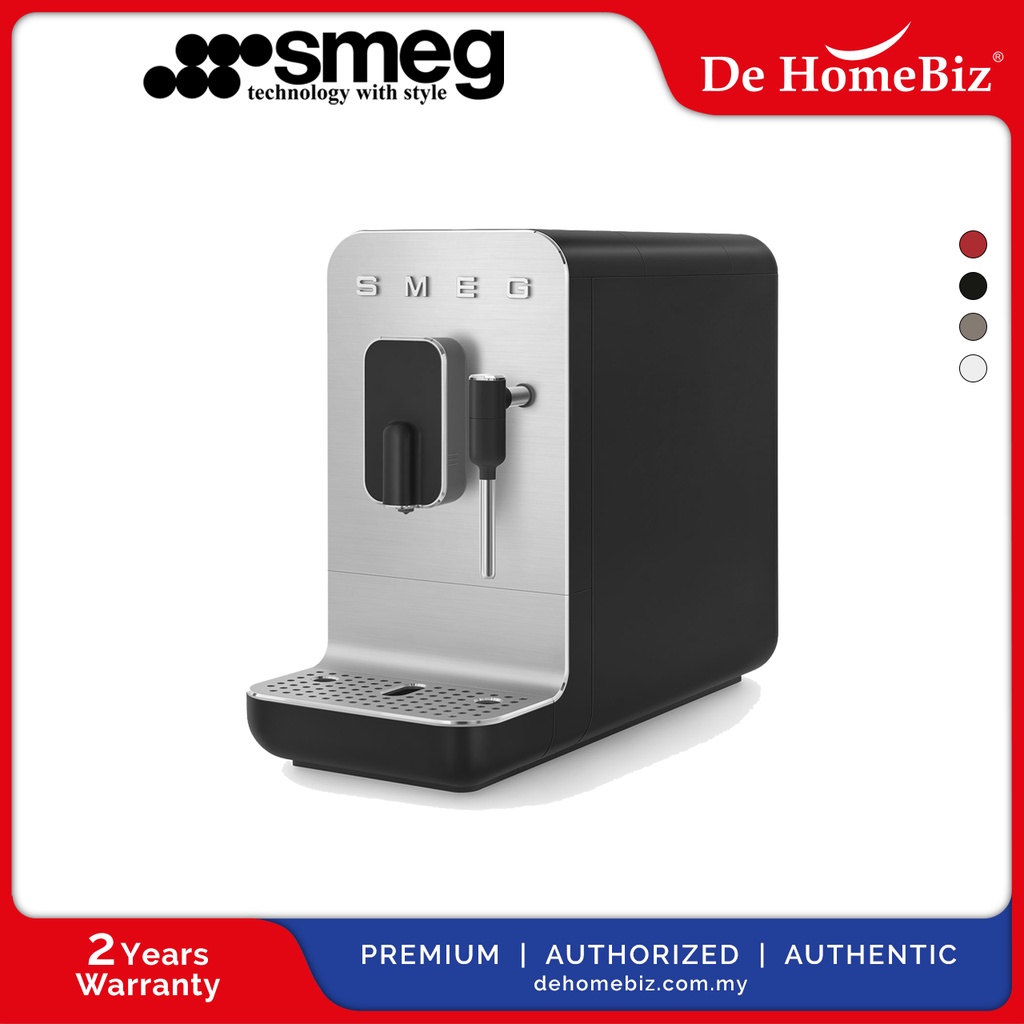 Smeg 50s Retro Style BCC02 Automatic Espresso Coffee Machine with ...