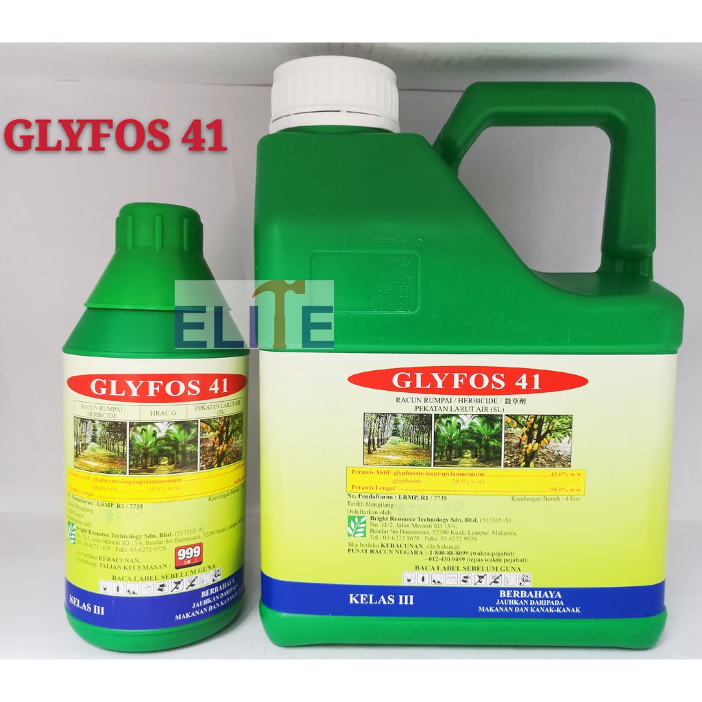 GLYFOS 41 Herbicide / Racun Rumpai - 1l & 4l | Shopee Malaysia
